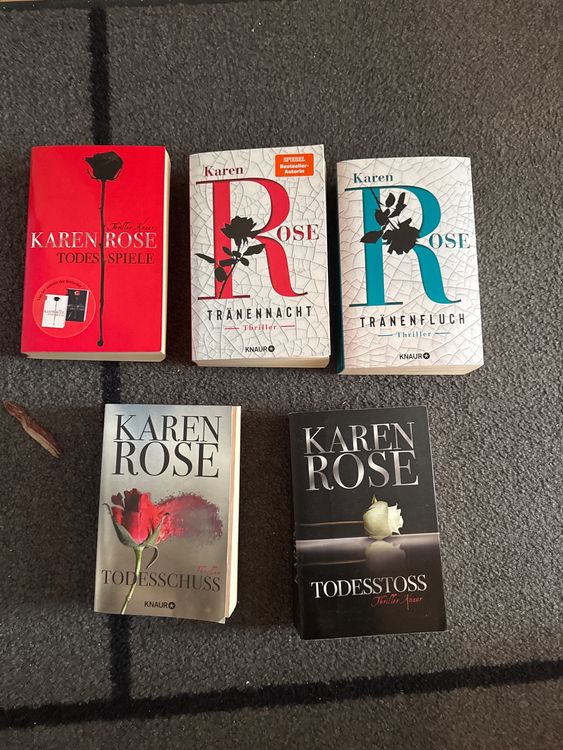 5 Thriller Bücher Karen Rose Todesstoss (Gebraucht) in Wittenbach für CHF 17.5 – nur Abholung ...