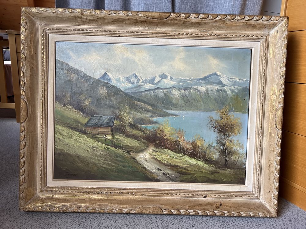 Berg-See-Szene / Oelgemälde / signiert Seger (Gebraucht) in Kirchberg BE für CHF 51 – nur ...
