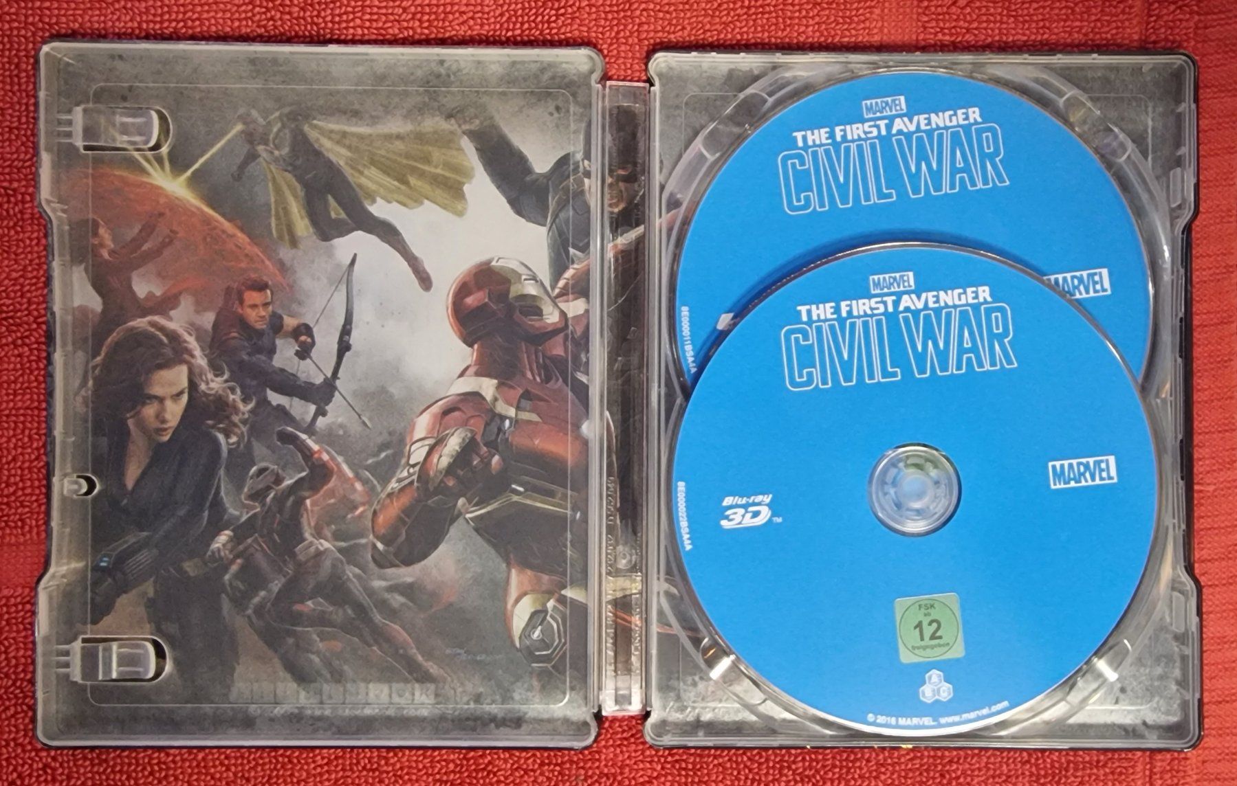 Captain America Civil War BluRay Steelbook 3D & normal (Gebraucht) in ...