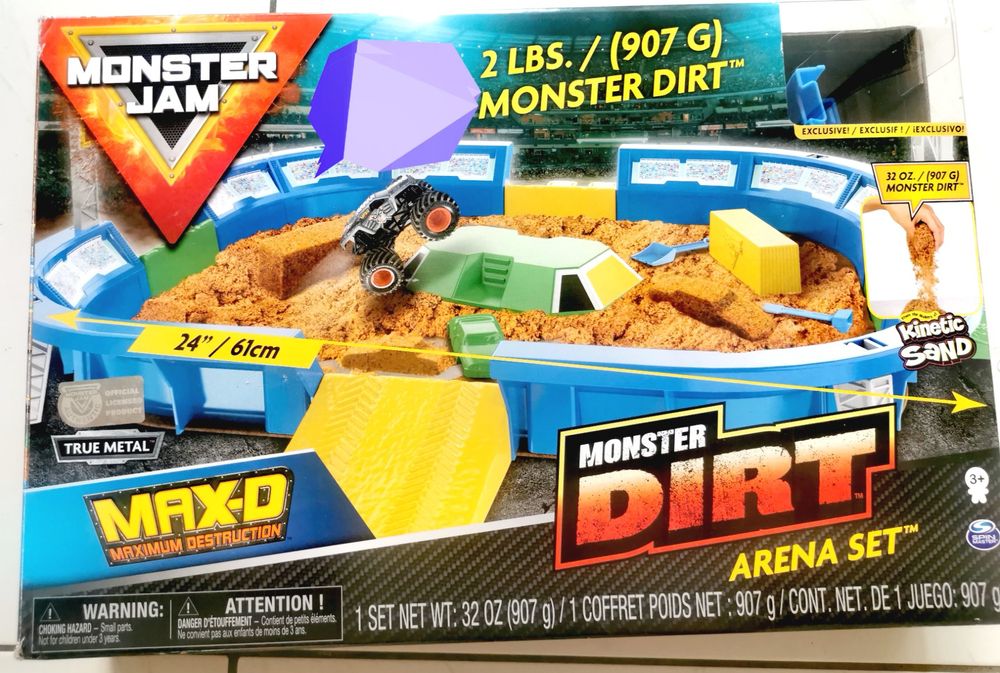 Monster Jam mit kinetic Sand Rennbahn (Gebraucht) in Root für CHF 15 ...