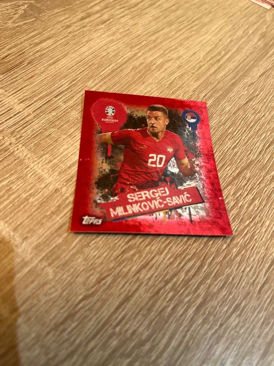 Topps Euro 2024 srb 3 topps foil selten rare | Kaufen auf Ricardo