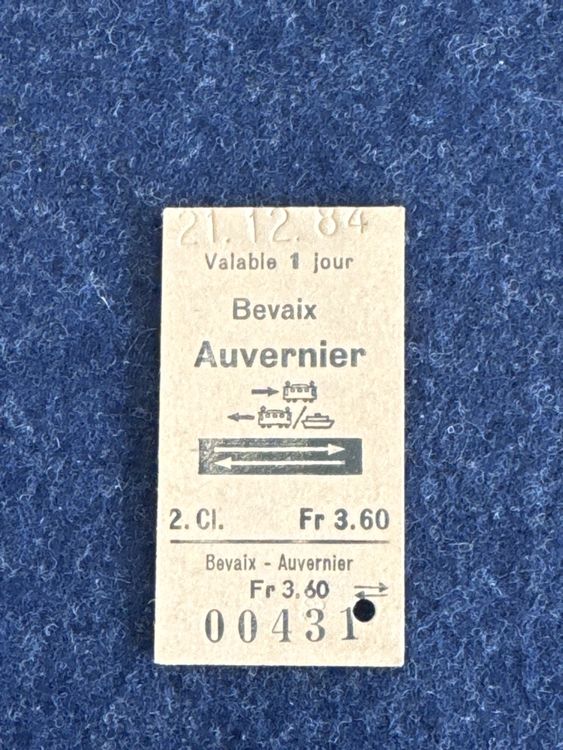 Billet CFF Ticket SBB (Gebraucht) in GRAND - LANCY für CHF 2 – mit ...
