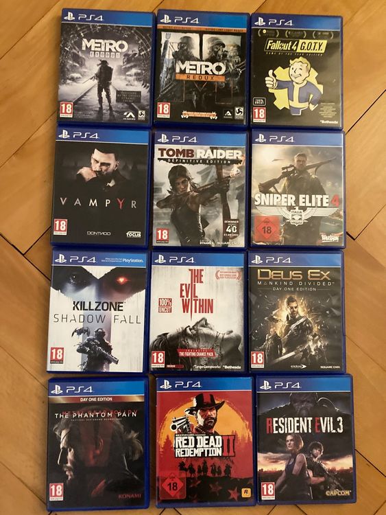 PS 4 12 Shooter - Games ab 18 Jahre | Kaufen auf Ricardo