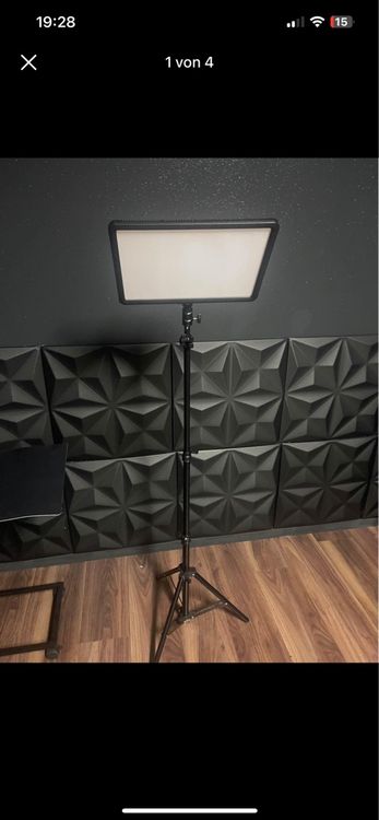 Godox LEDP260C LED Studiolampe + 2x Akku + Stativ (Neu (gemäss ...