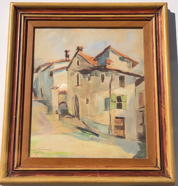 Gassen Szene Gouache unleserlich Sign (Gebraucht) in Root für CHF 10 – mit Lieferung auf Ricardo ...