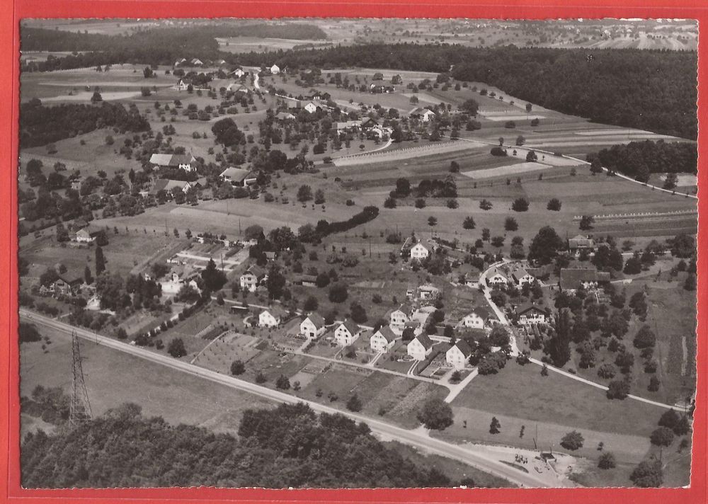 Bözberg - Unterbözberg Hafen bei Brugg - Flugaufnahme 1961 | Kaufen auf Ricardo