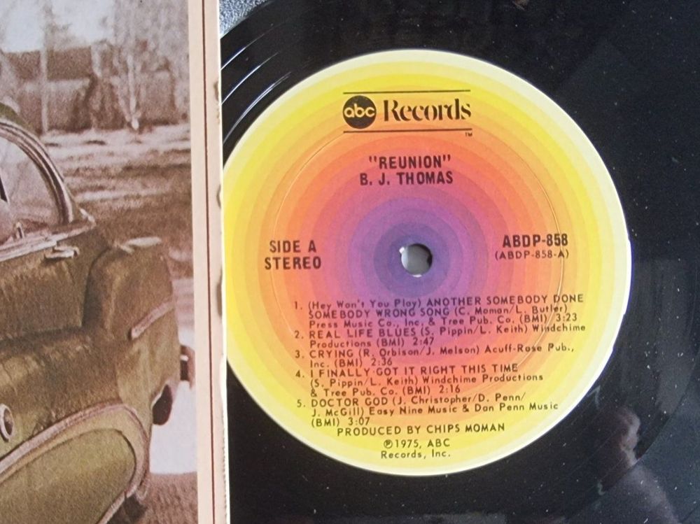 LP B.J. Thomas – Reunion (Gebraucht) in Schaffhausen für CHF 9 – mit Lieferung auf Ricardo kaufen