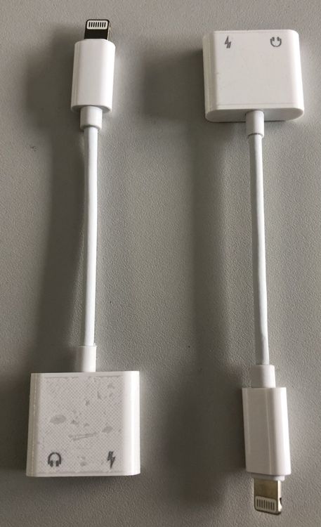 2 Stück Adapter 2in1 Dual Lightning iPhone (Gebraucht) in Escholzmatt ...