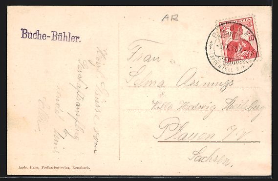 Bühler, Gasthaus Hohe Buche, Panorama (Gebraucht) in Berlin für CHF 10 ...