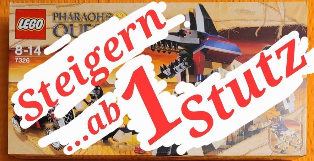 LEGO 7326 Pharaoh's Quest "Geheimnisvolle Sphinx" ab 1 Stutz (Neu und ...