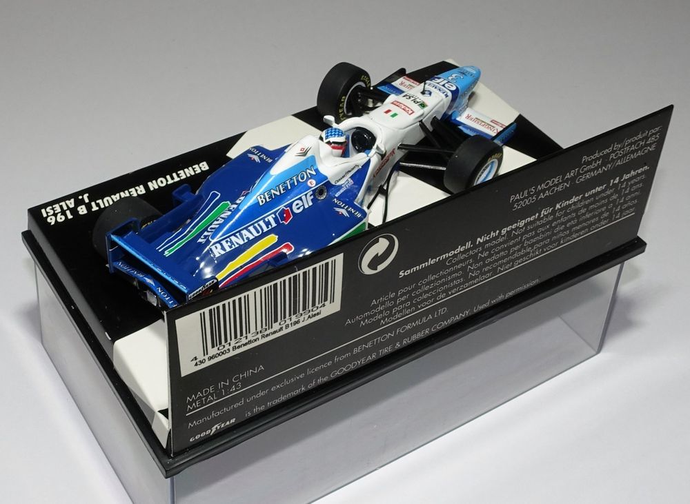 Benetton Renault B196 Alesi F1 Minichamps 1:43 | Kaufen auf Ricardo