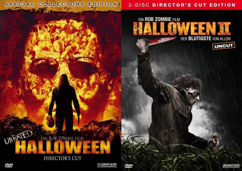 Rob Zombie's HALLOWEEN 1&2 (2007/'09) UNCUT/Director's Cuts! (Gebraucht ...