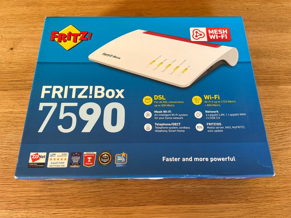 AVM FRITZBox 7590 CH-Version NEU und OVP Fritz!Box | Kaufen auf Ricardo