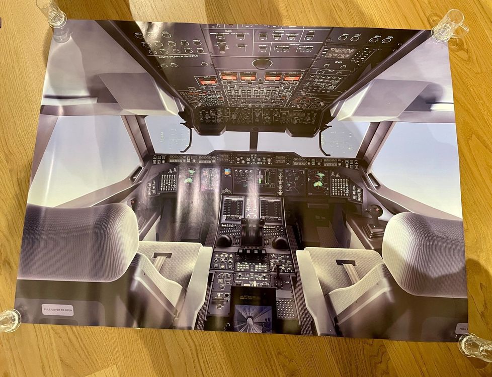 Poster Airbus A400M Cockpit (90cm x 76.4cm) (Gebraucht) in Kloten für ...