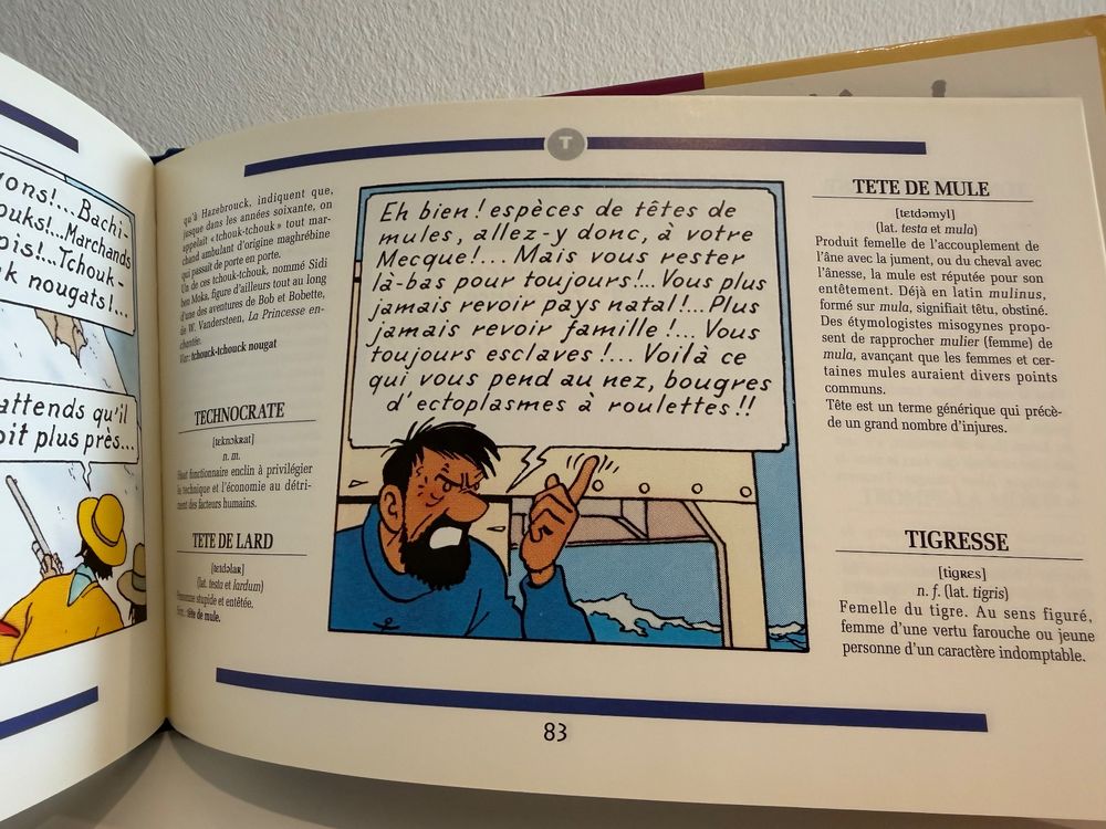 TINTIN Le Haddock illustré Intégrale des jurons du capitaine (Neuf ...