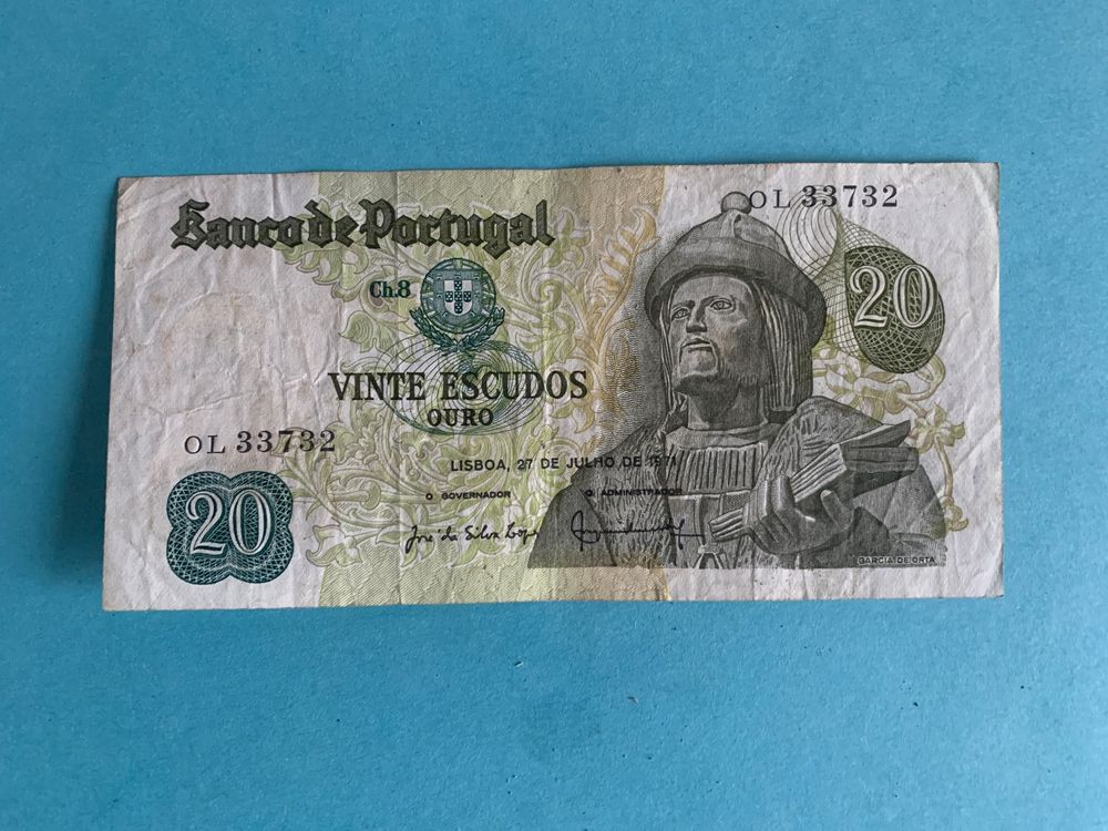 PORTUGAL - 20 Escudos 27 Julho 1971 - Garcia DE ORTA- SS/TTB (Gebraucht ...