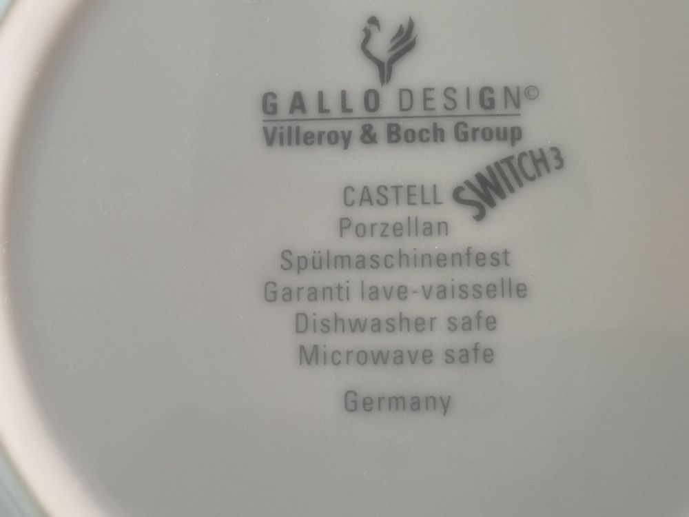 Villeroy & Boch Dessertteller CASTELL Switch 3 Gallo Design (Neu ...
