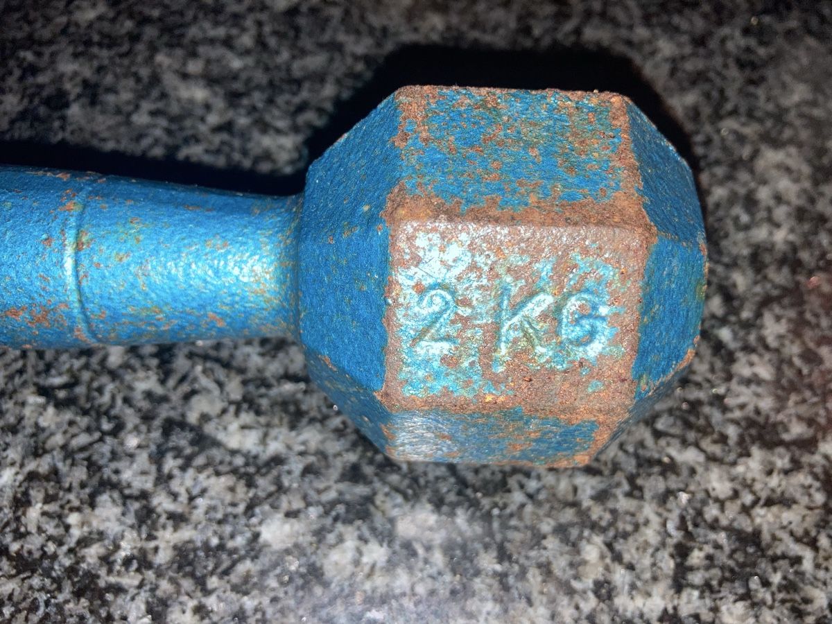 Weider Fassi Hantel, 2 kg, blau, Vintage Workout💪 (Gebraucht) in Zürich ...