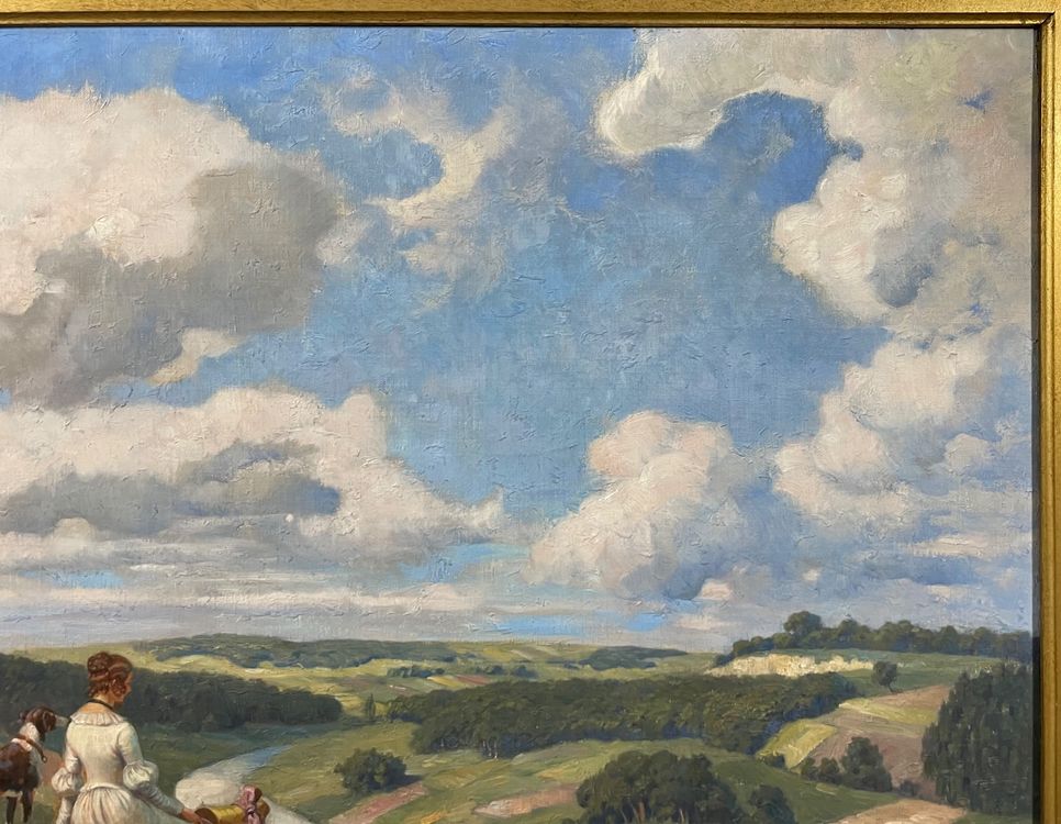 Hans Hanke (1923) grosses Gemälde (Gebraucht) in Root für CHF 360 – mit Lieferung auf Ricardo kaufen