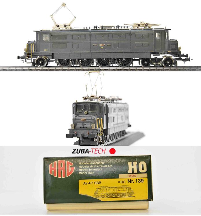 HAG 139 E-Lok Ae 4/7 SBB H0 GS Analog mit OVP (Neu (gemäss Beschreibung ...