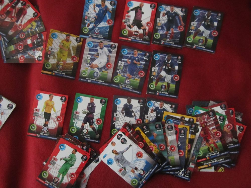 LOT PANINI ROAD TO UEFA EURO 2016(ADRENALYN XL CARDS) (Gebraucht) in ...