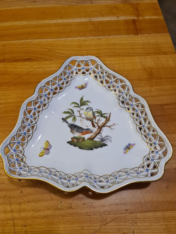 Herend Porzellan Rothschild Flechtschale (Neu (gemäss Beschreibung)) in ...