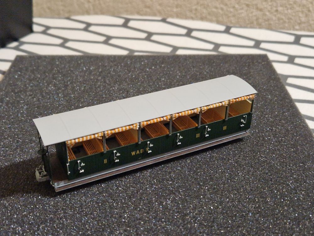 HRF WAB Personenwagen BC 3 + BC 6 H0e Wengernalpbahn (Neu (gemäss ...