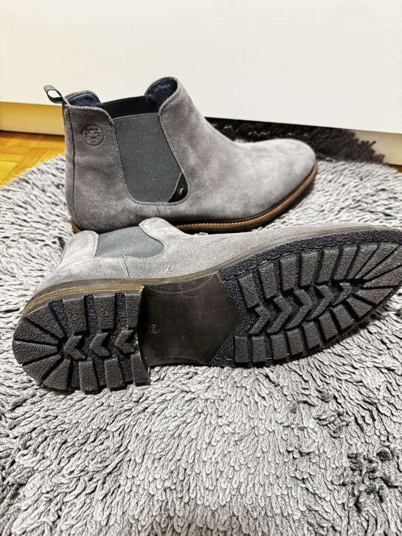 Jim Corbett Chelsea Boots, Grau Wildleder, Gr. 44 (Neu (gemäss ...