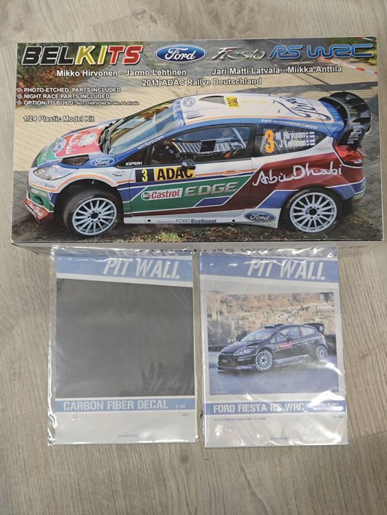 Ford Fiesta RS WRC Belkits 1/24 + decals Pit Wall (Neu (gemäss ...