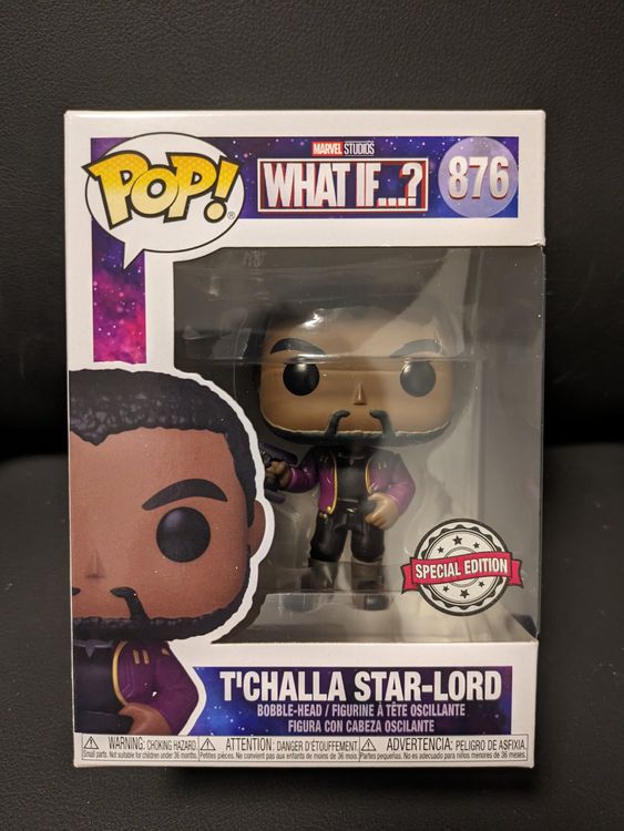 Funko Pop! Marvel What If...? - T'Challa Star-Lord #876 (Neu und ...