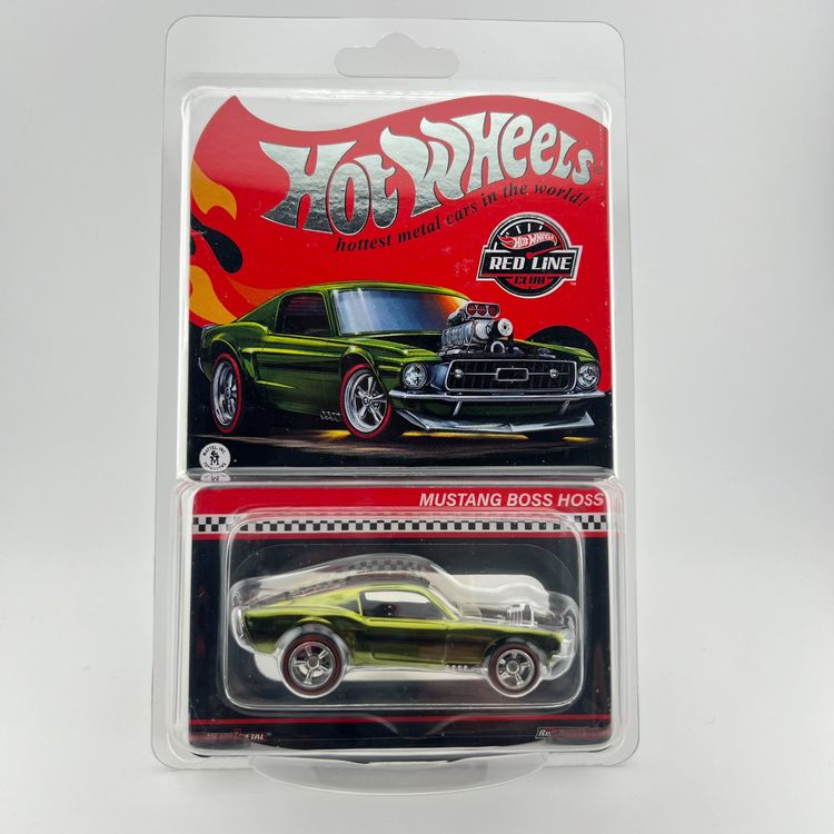 HOT WHEELS RLC Mustang Boss Hoss - Limited / Red Line Club (Neu und ...