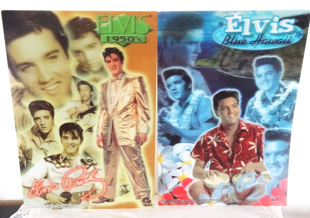 2 Stück 3D Bildposter Elvis Presley USA Hologram (Gebraucht) in Zürich ...