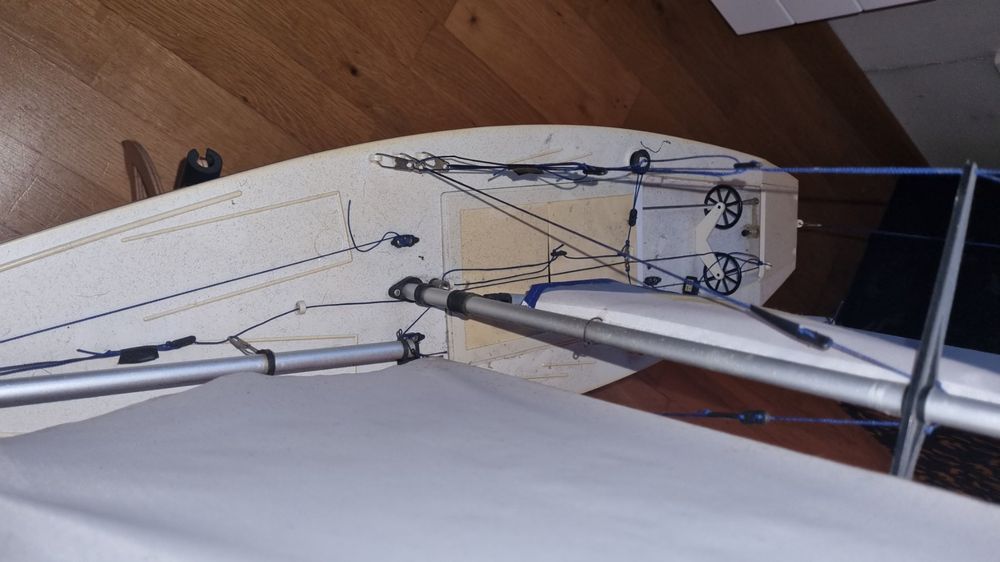 RC Segelboot inkl Graupner mc-12 Sender/ computer Fernsteuer (Gebraucht ...