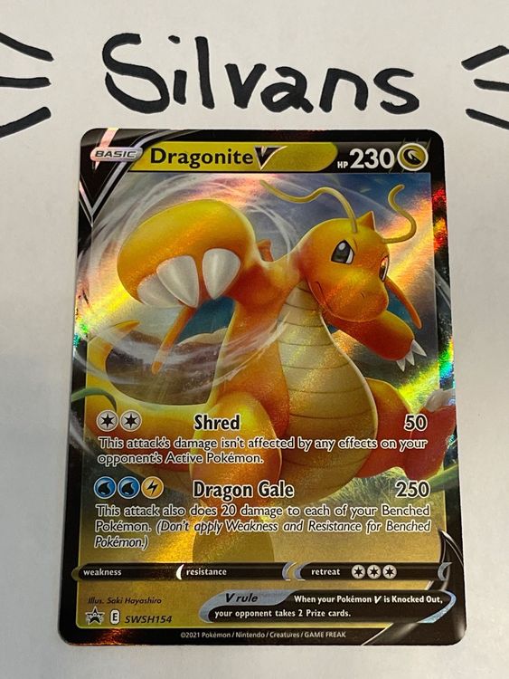 Dragonite V Black Star Promo SWSH154 Englisch | Kaufen auf Ricardo