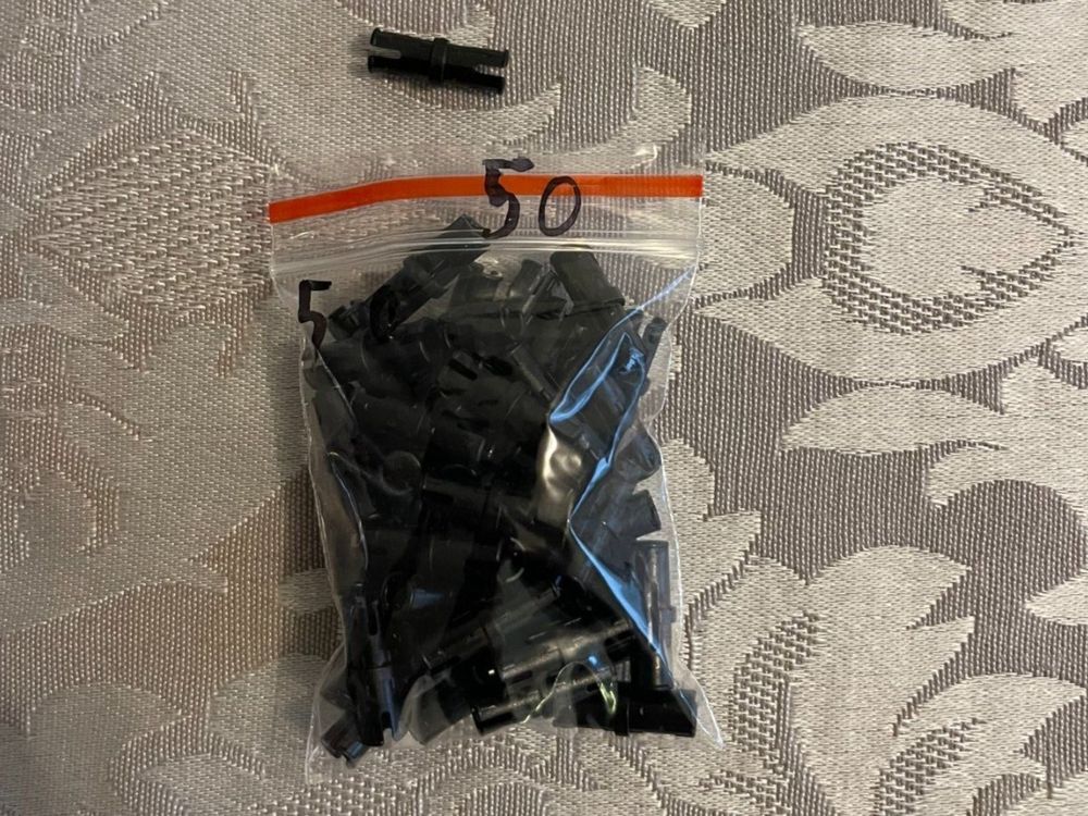 Lego 50 x Technic, Pin with Short Friction Ridge - Part 2780 (Gebraucht ...