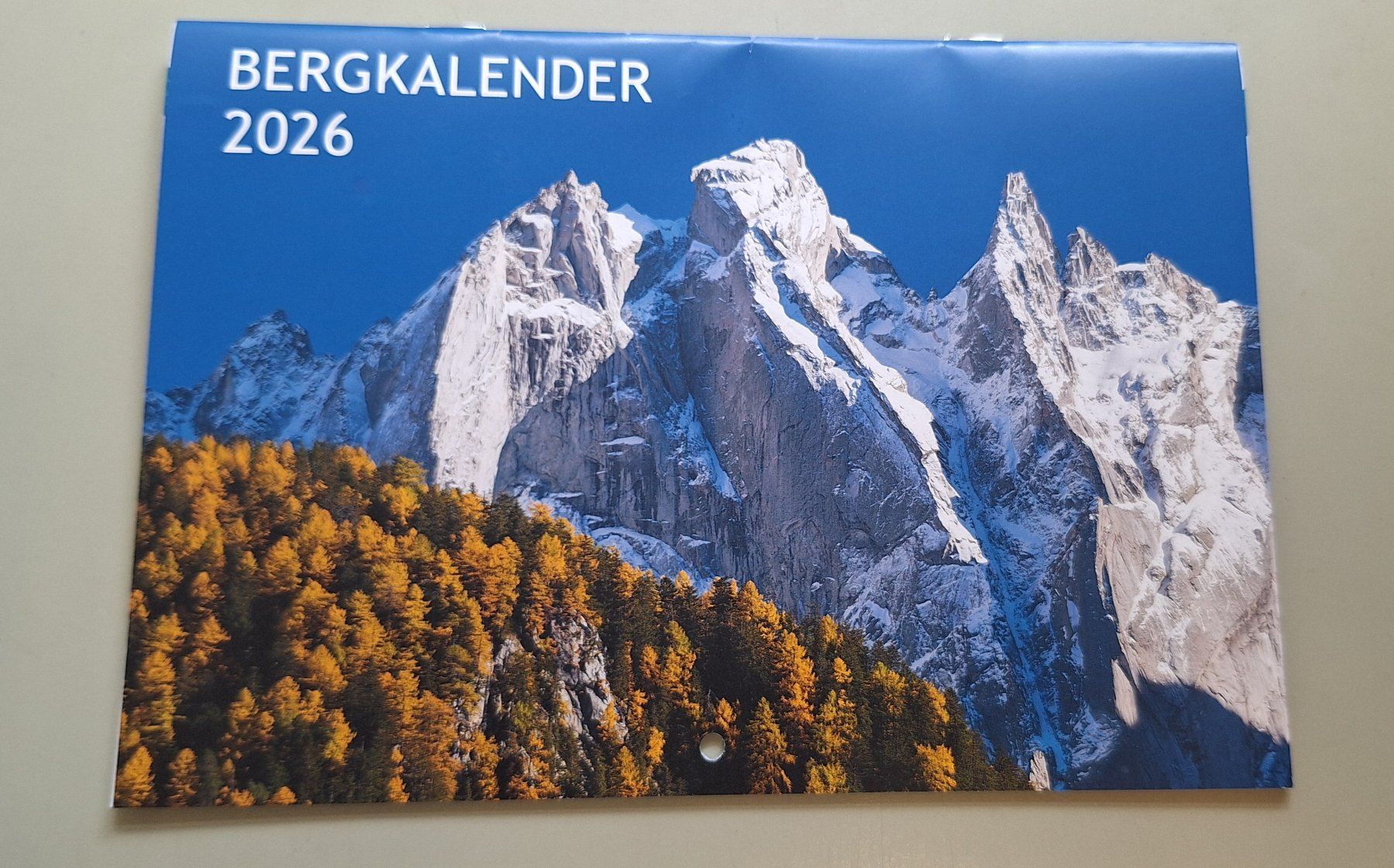 Kalender 2026 Berge Natur calendrier Bergkalender Berghilfe (Neu ...