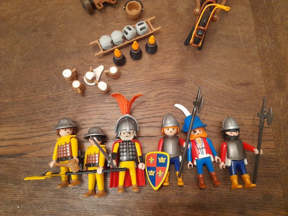 Playmobil Katapult und Gefangenentrasport Ritter 3674 / 3653 | Kaufen ...