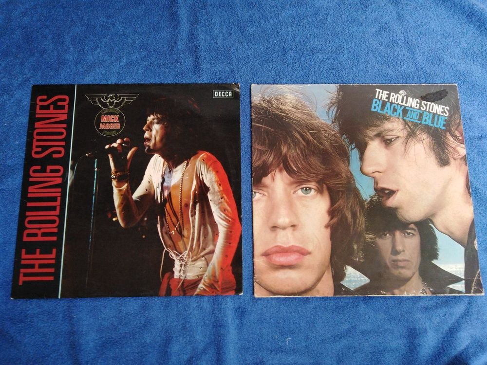 2 x ROLLING STONES 12" black and blue.. | Kaufen auf Ricardo