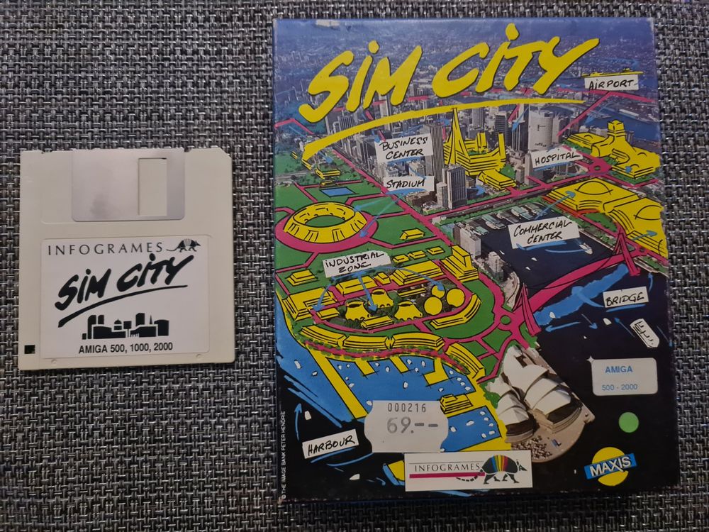 Amiga Sim City mit OVP und Anleitung | Kaufen auf Ricardo