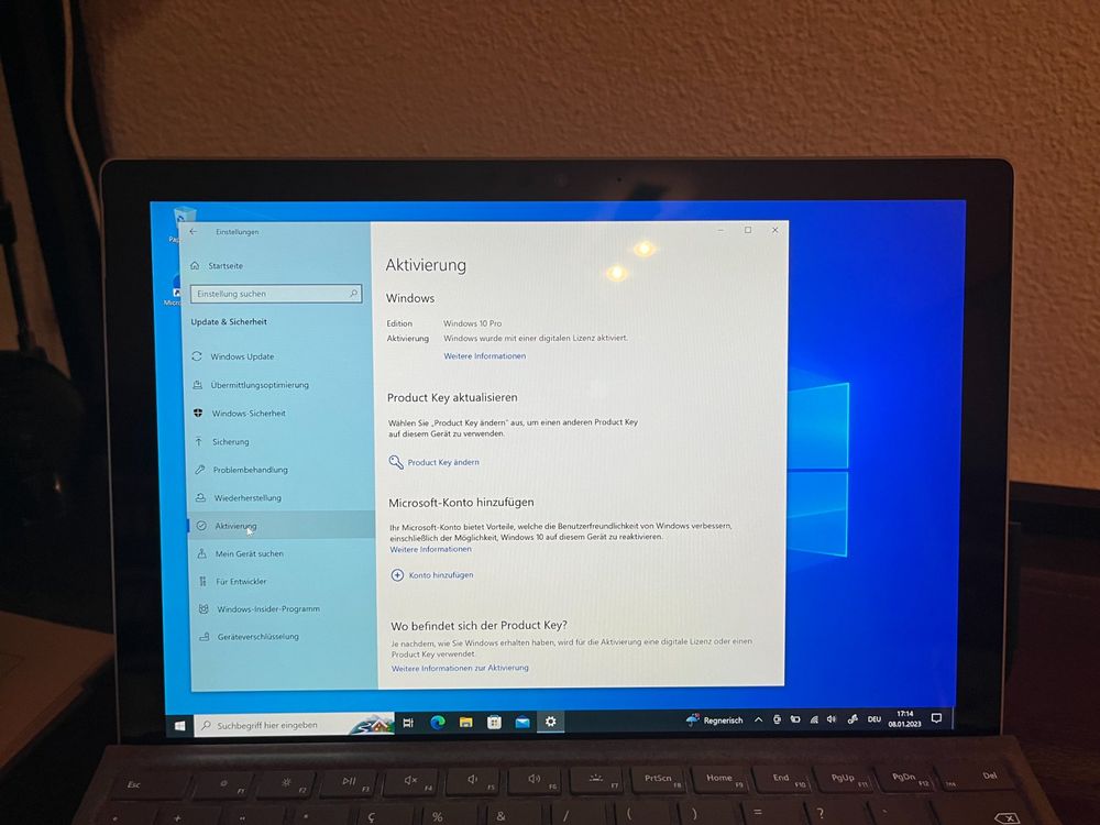 Microsoft Surface Pro Model 1796 i5 (Defekt) in Escholzmatt für CHF 110 ...