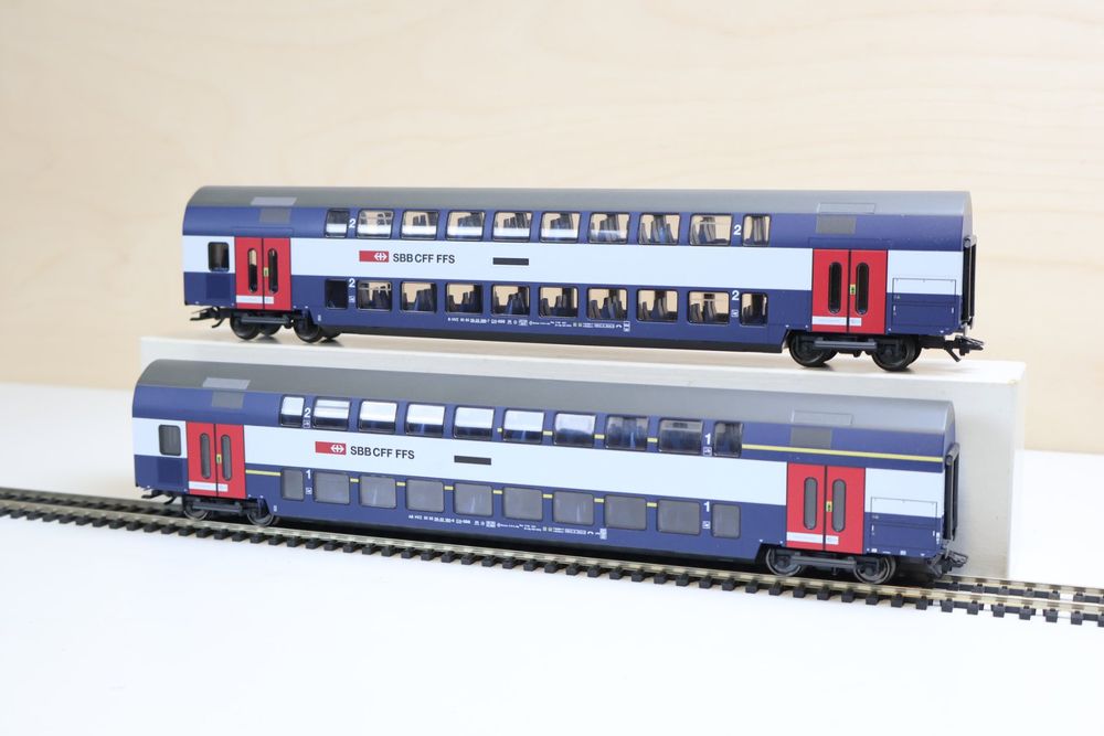 Märklin 2 x SBB Doppelstock Wagen H0 - S-Bahn Zürich | Kaufen auf Ricardo