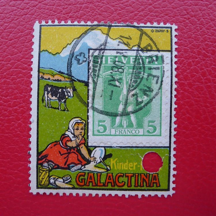 Vignette "GALACTINA" mit Nr. 103 sauber (Gebraucht) in Sursee für CHF ...