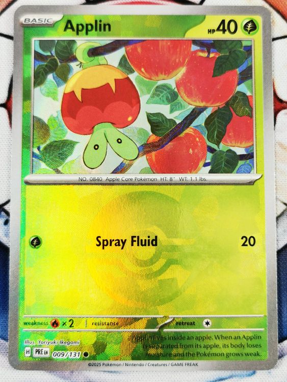 Pokemon Applin 009 PokeBall Prismatic Evolutions EN | Kaufen auf Ricardo