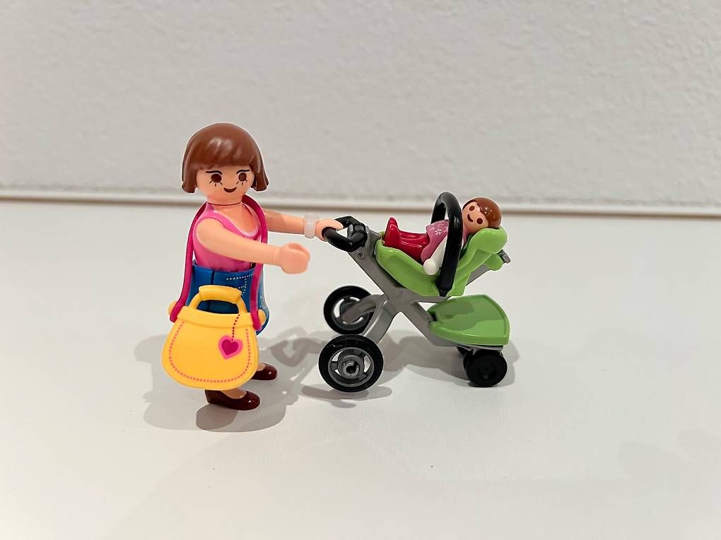 Playmobil 5491 Mama mit Kinderwagen: komplett mit Anleitung (Gebraucht ...
