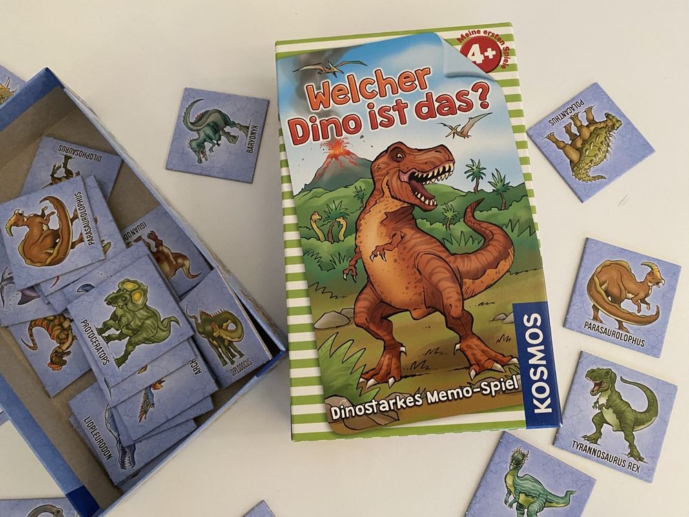 Memory Spiel Dinosaurier: Welcher Dino ist das? (Gebraucht) in ...