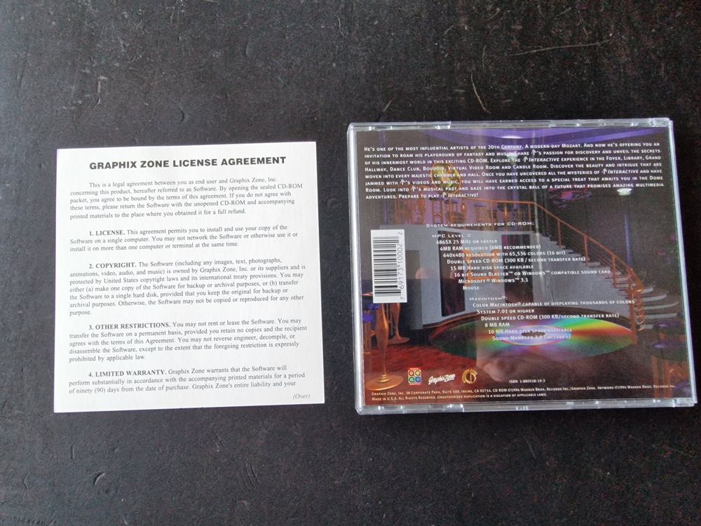 Prince Interactive CD ROM 1994 Windows/Mac (Gebraucht) in Wichtrach für ...