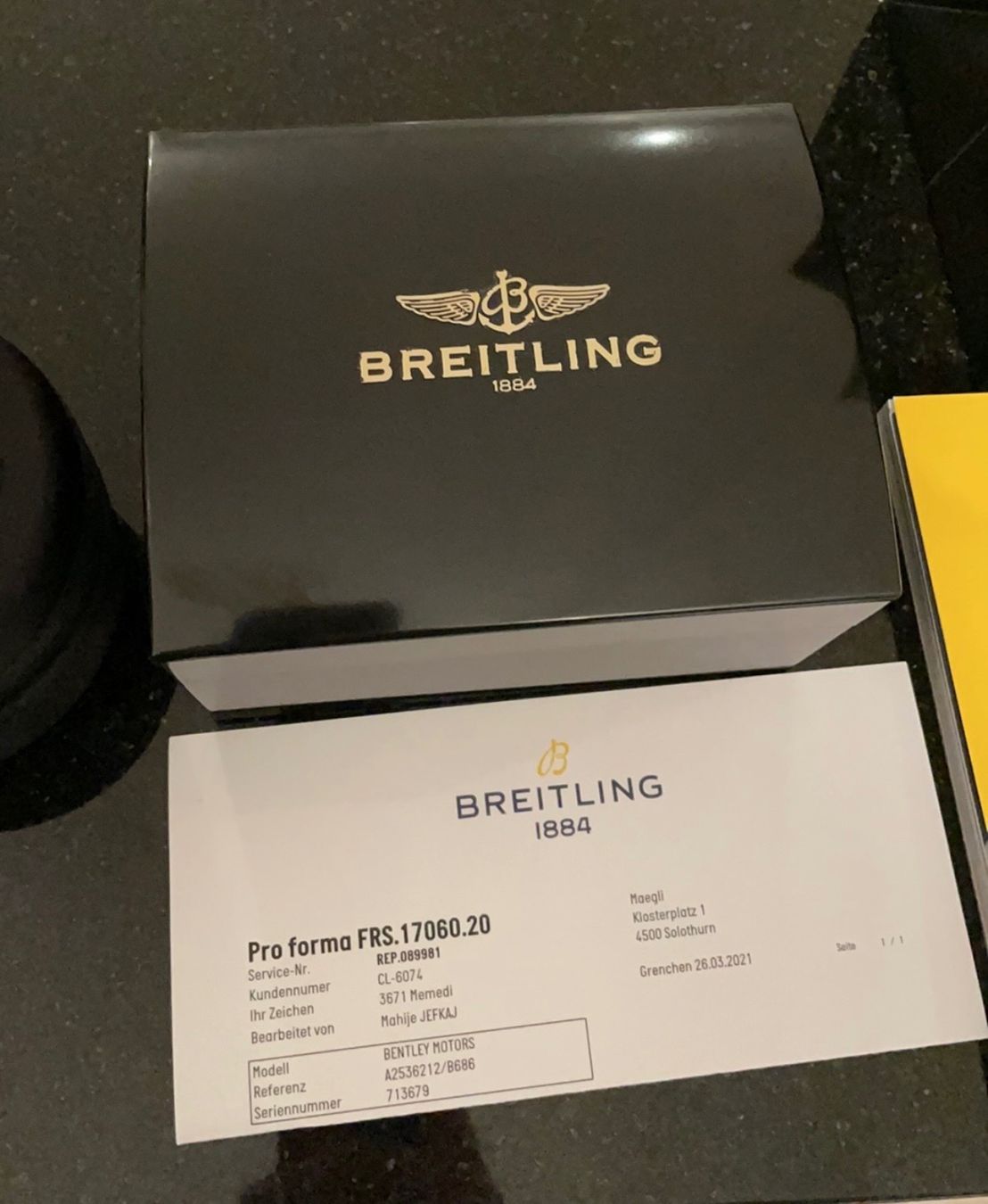 Breitling for Bentley A2536212/B686 (Gebraucht) in Aarwangen für CHF 5 ...