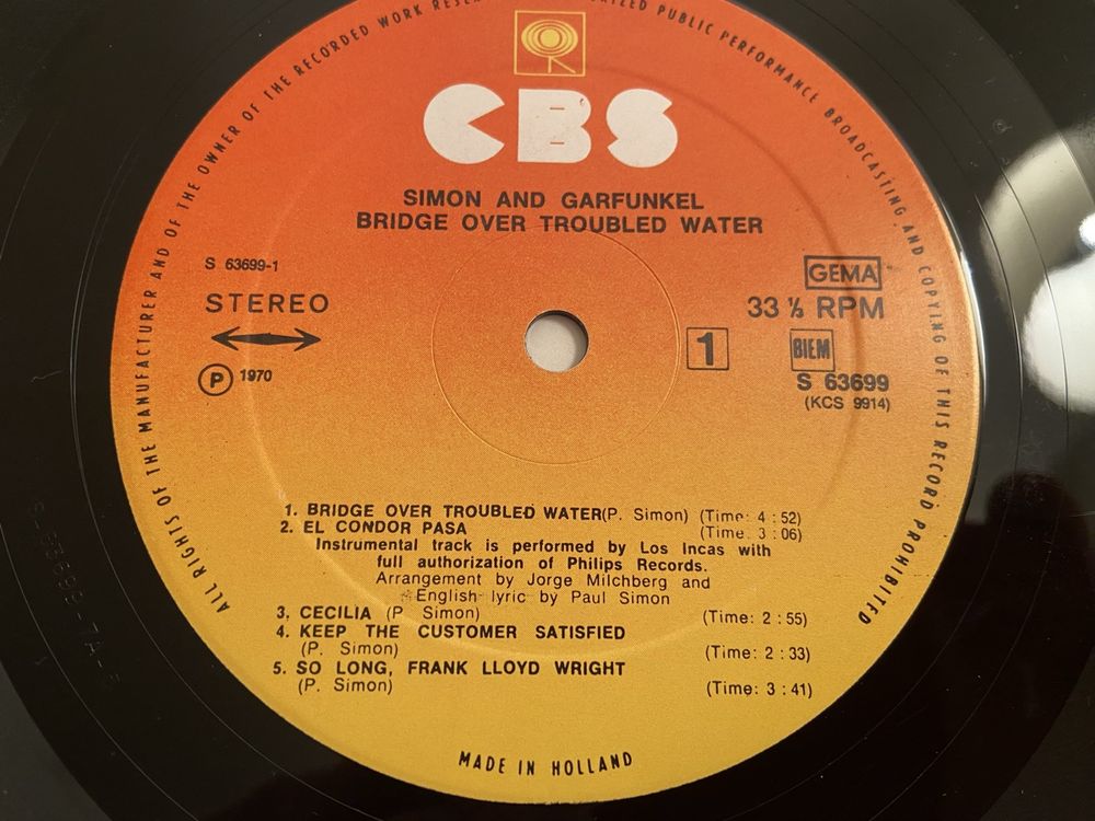 Simon and Garfunkel Bridge over troubled Water LP (Gebraucht) in Bern ...