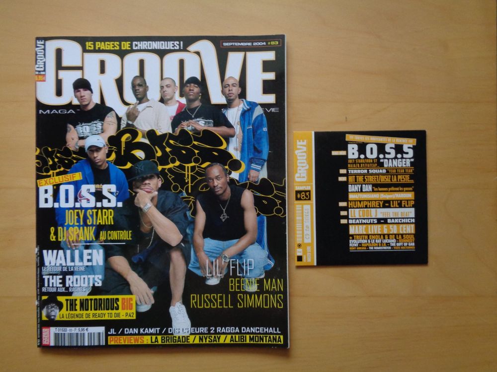 Groove magazine septembre 2004 + CD Joey Starr The Roots BIG (Gebraucht ...