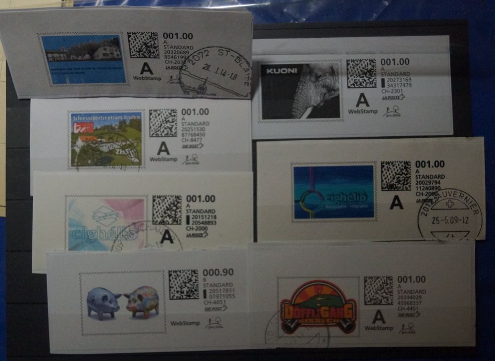 WebStamp Schweiz, Diverse Sujets, Top Zustand, Selten! (Gebraucht) in ...